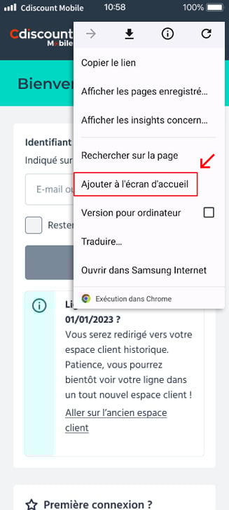 Comment accéder à l'espace client Cdiscount Mobile